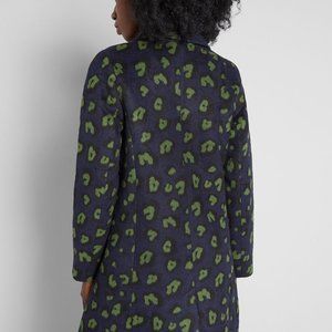 Modcloth | Jackets & Coats | Modcloth Nwt Womens City Savvy Leopard ...